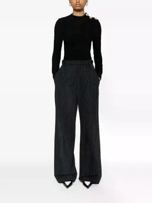 Balmain Embossed-button Jumper