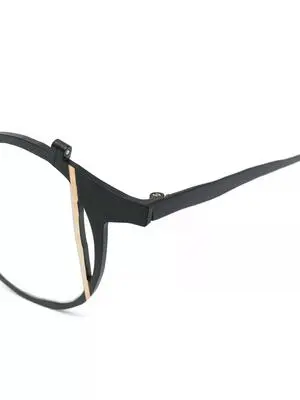 MASAHIROMARUYAMA Strap-detail Round Glasses