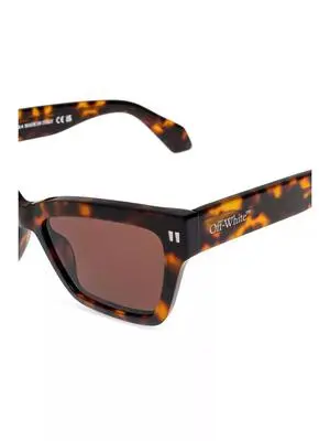 Off-White Cincinnati Cat-eye Sunglasses - Brown