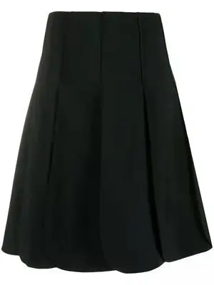 Valentino Garavani Pleated A-line Skirt