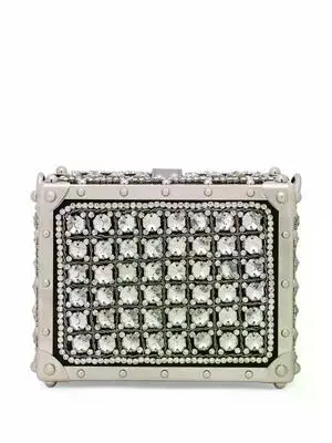 Dolce & Gabbana Jacquard Dolce Box Top-handle Bag - White