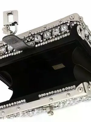 Dolce & Gabbana Jacquard Dolce Box Top-handle Bag - White