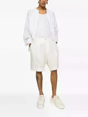 Dolce & Gabbana Linen Bermuda Shorts