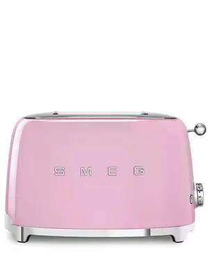 SMEG Logo-plaque Stainless-steel Toaster - Pink