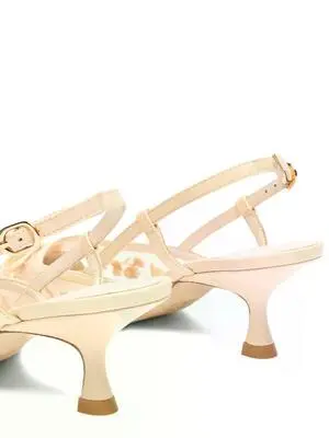 STUART WEITZMAN 50mm Kitten Heel Slingback Pumps