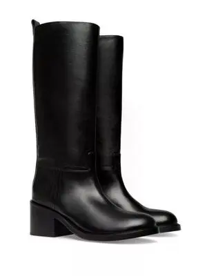 Bally Peggy Leather Knee-high Boots