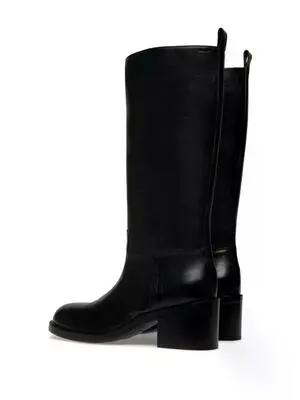 Bally Peggy Leather Knee-high Boots