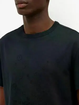 MAISON MARGIELA Numeric Logo-embroidered T-shirt - Grey