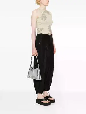 Staud Linda Shoulder Bag - Silver