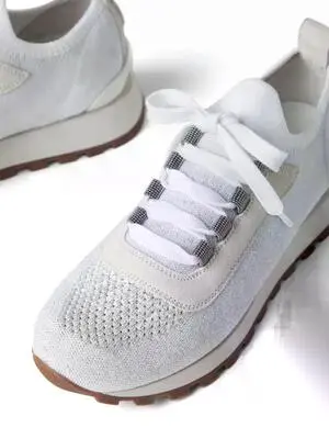 Brunello Cucinelli Knitted Low-top Sneakers