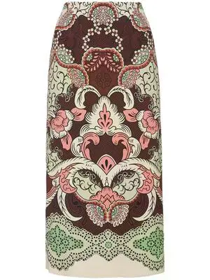 La DoubleJ Printed Pencil Skirt