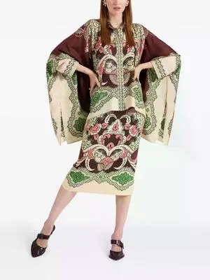 La DoubleJ Printed Pencil Skirt