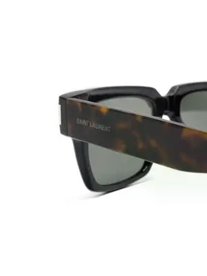 Saint Laurent Square-frame Sunglasses - Black