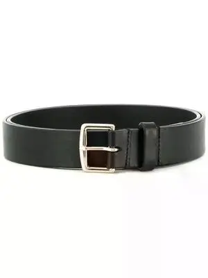 Dsquared2 Leather Belt With Silver-tone Buckle