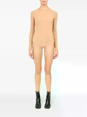 MAISON MARGIELA Numbers-motif Bodysuit - Neutrals