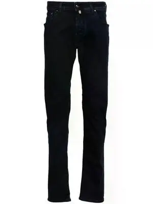 Jacob Cohen Nick Slim-cut Jeans With Majolica Print Scarf - Blue