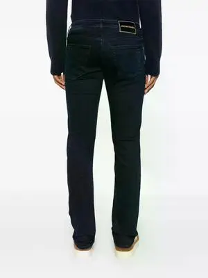 Jacob Cohen Nick Slim-cut Jeans With Majolica Print Scarf - Blue