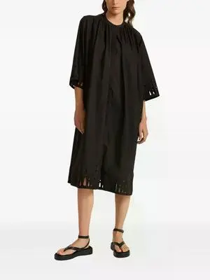 YVES SALOMON Poplin Midi Dress