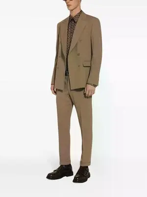 Dolce & Gabbana Geometric-print Silk Shirt