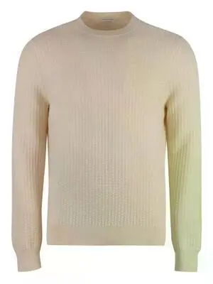 Malo Ribbed Crew Neck Sweater