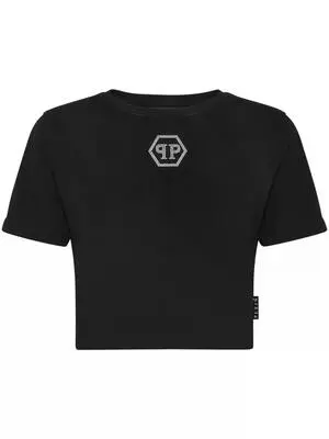 Philipp Plein Hexagon Rhinestone T-shirt