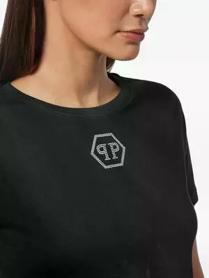Philipp Plein Hexagon Rhinestone T-shirt