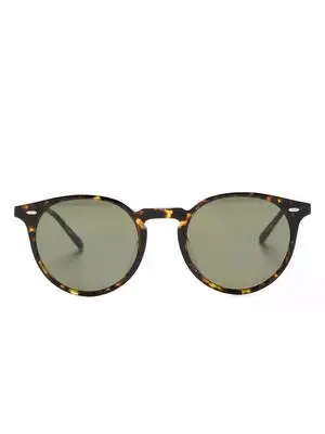 Oliver Spencer N.02 Round-frame Sunglasses - Brown