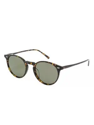 Oliver Spencer N.02 Round-frame Sunglasses - Brown
