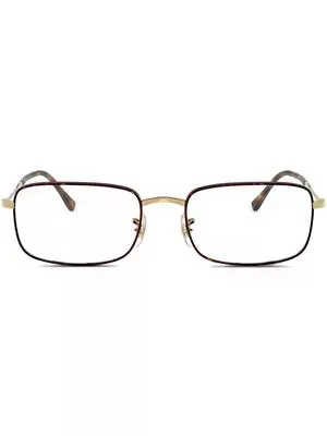 Ray-ban Rectangle-frame Glasses - Brown