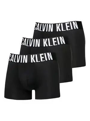 Calvin Klein Logo-waistband Boxers - Black