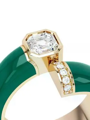 LOEV 18kt Recycled Yellow Gold Toi Et Moi Diamond Ring