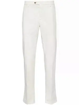 LARDINI Mid-rise Tapered Chinos - Neutrals