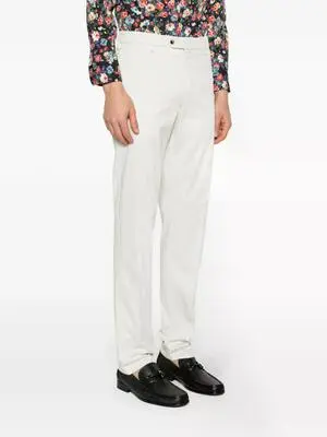 LARDINI Mid-rise Tapered Chinos - Neutrals