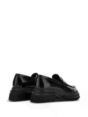 Hogan Polished Leather Penny Loafers