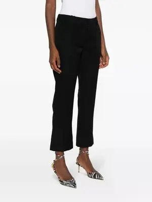 Balmain Virgin-wool Cropped Trousers
