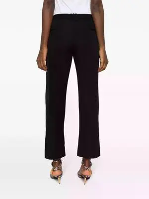 Balmain Virgin-wool Cropped Trousers