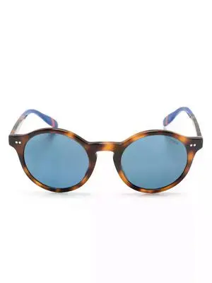 POLO RALPH LAUREN EYEWEAR Tortoiseshell Round-frame Sunglasses - Brown