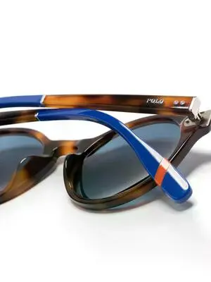POLO RALPH LAUREN EYEWEAR Tortoiseshell Round-frame Sunglasses