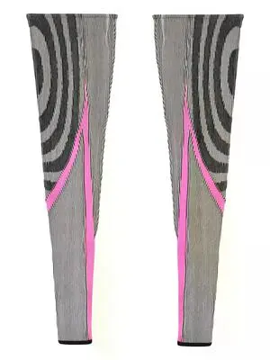 PAOLINA RUSSO Ribbed Leg Warmers - Black