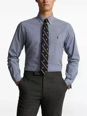 Polo Ralph Lauren Mini Check.pattern Cotton Shirt