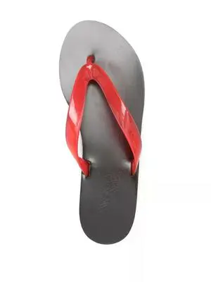 ANCIENT GREEK SANDALS Saionara Jelly Flip Flops - Red