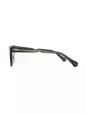 MR. LEIGHT Lolita Square Frame Glasses - Black