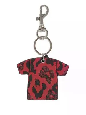 Versace Leather Keyring - Red