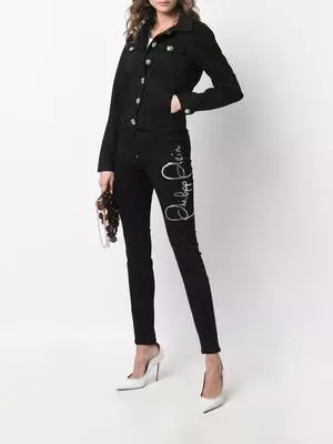 Philipp Plein Logo-print Jeggings