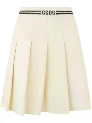 Gcds Knitted Pleated Skirt