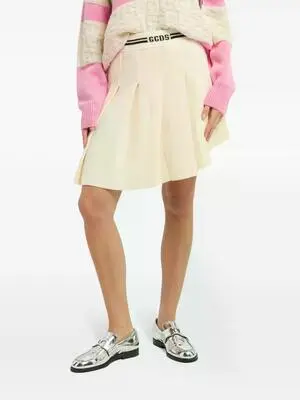 Gcds Knitted Pleated Skirt