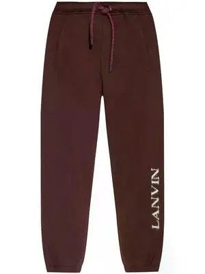 LANVIN Logo-embroidered Track Pants