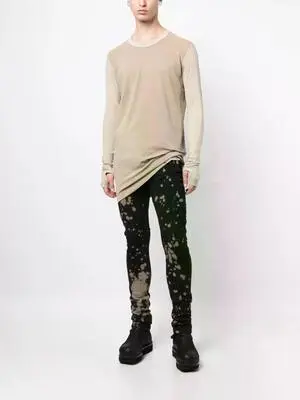 Boris Bidjan Saberi Bleached-effect Slim-cut Jeans