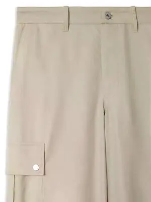 Burberry Cotton-blend Cargo Trousers