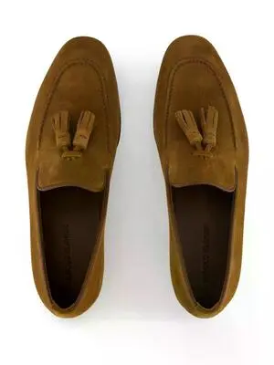Manolo Blahnik Chester Suede Loafers